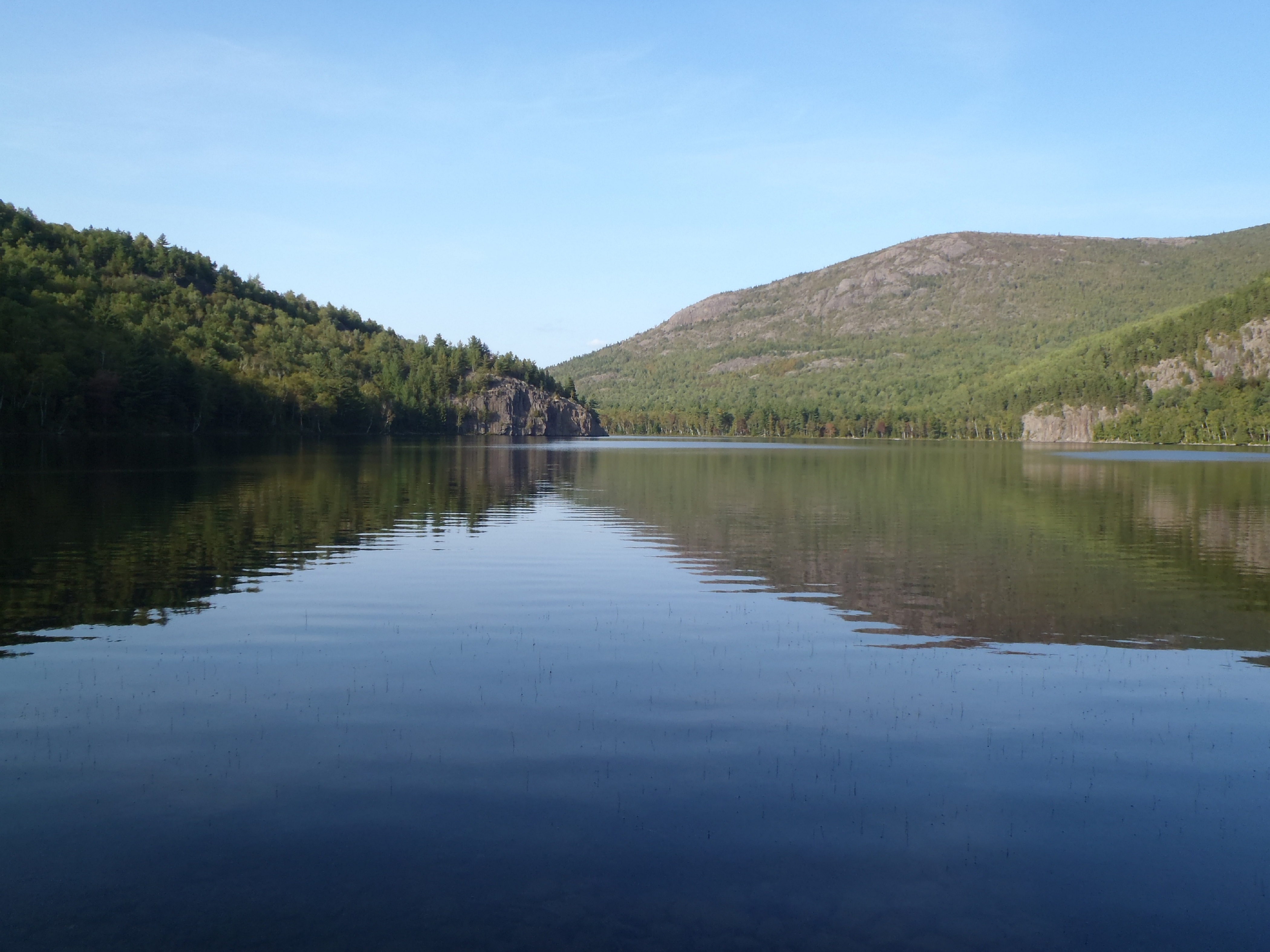 Native brook trout fishing in remote ponds in Baxter State Park, Maine ...